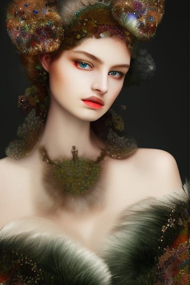 Beautiful furry woman 44-1 - AI Generated Artwork - NightCafe Creator