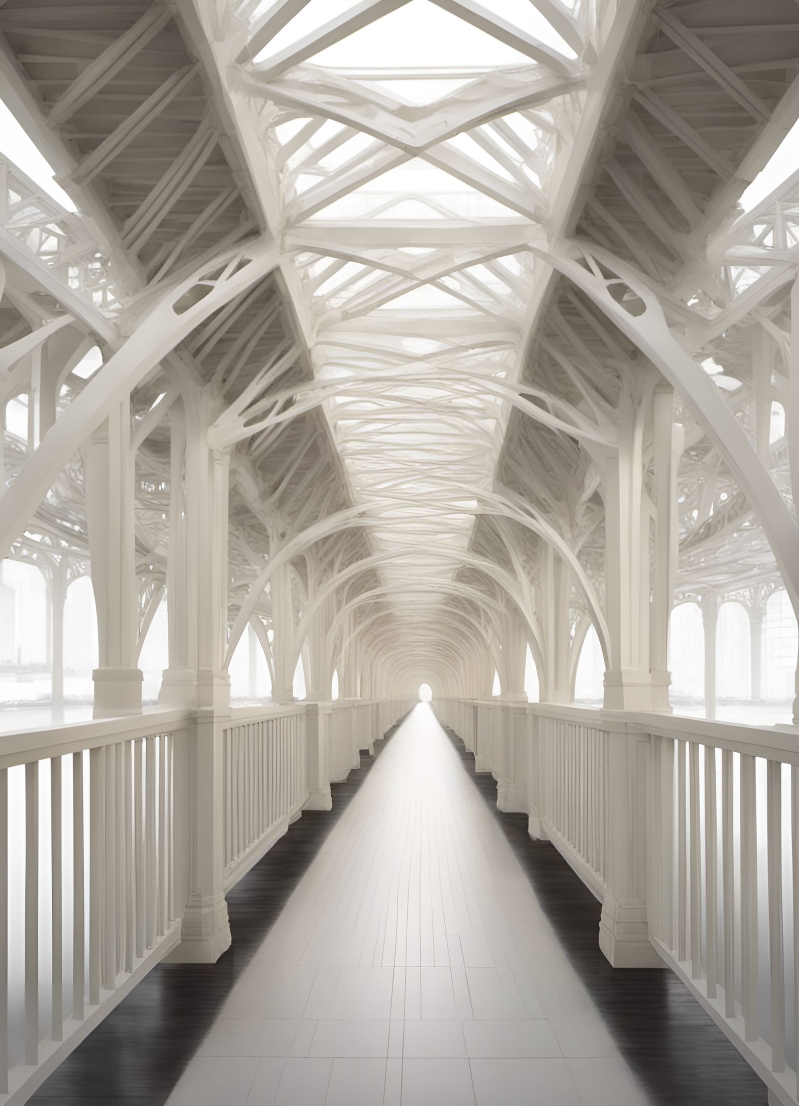 ivory bridge to infinity - AI Generated Artwork - NightCafe Creator