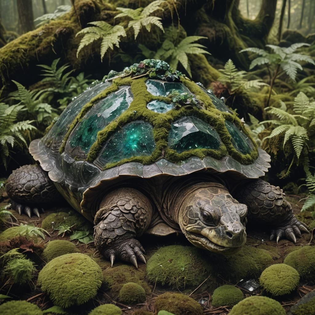 Emerald Tortoise - AI Generated Artwork - NightCafe Creator