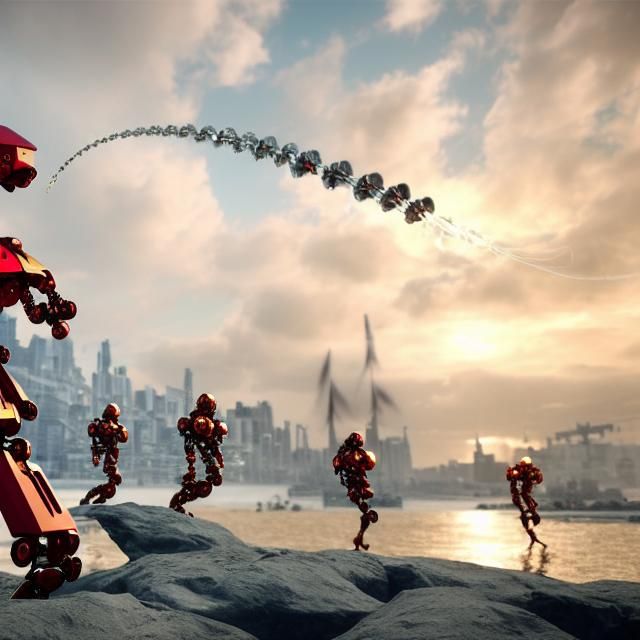 Orbit beach defenses relies on a cyborg army for defense. - AI ...