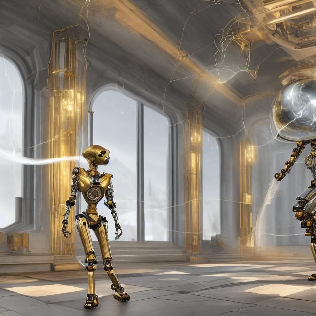 The Krell library of advanced and ancient knowledge is maintained by ...