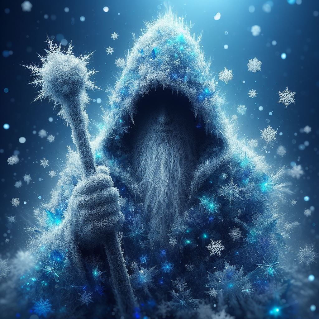 Snow wizard - AI Generated Artwork - NightCafe Creator