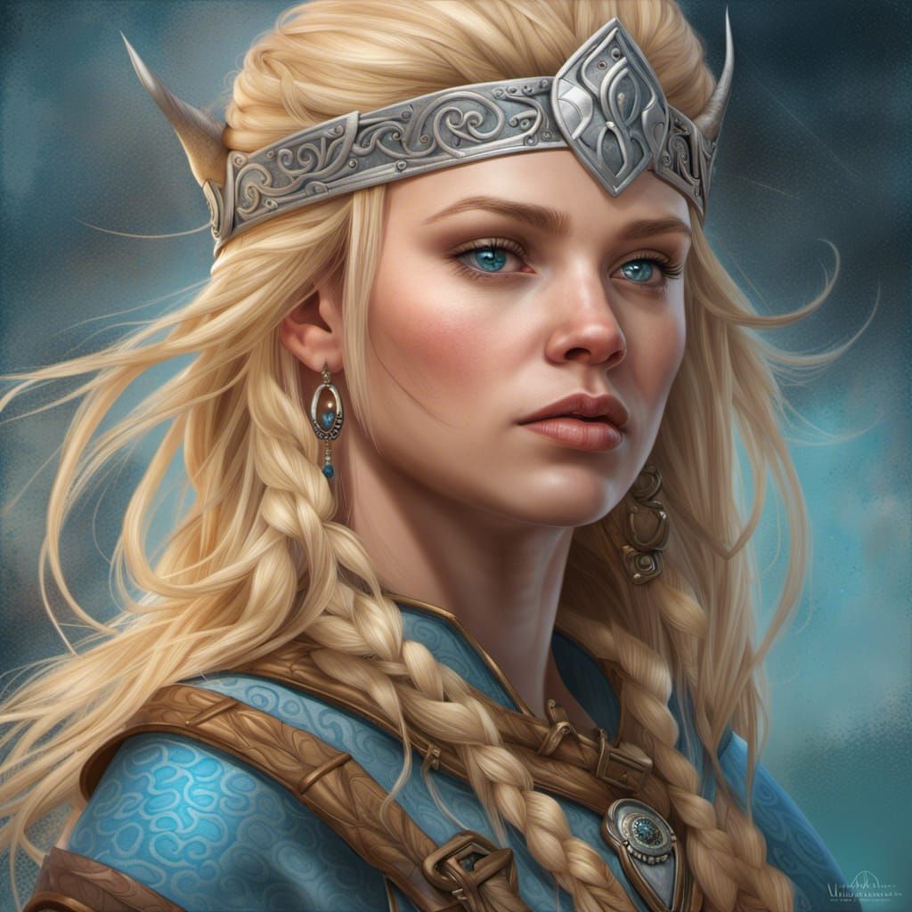 Viking princess - AI Generated Artwork - NightCafe Creator