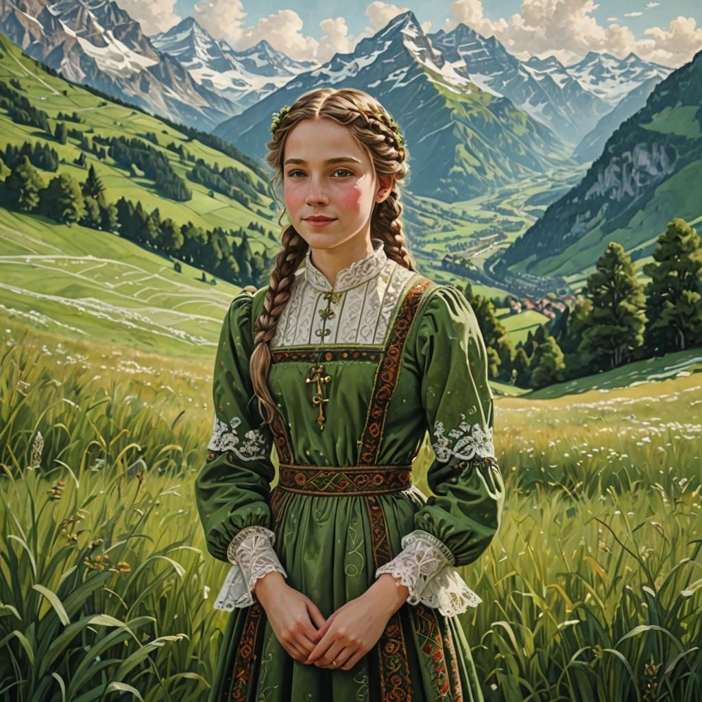 Switzerland Princess 🇨🇭 - Romantic Swiss Princess in a M...