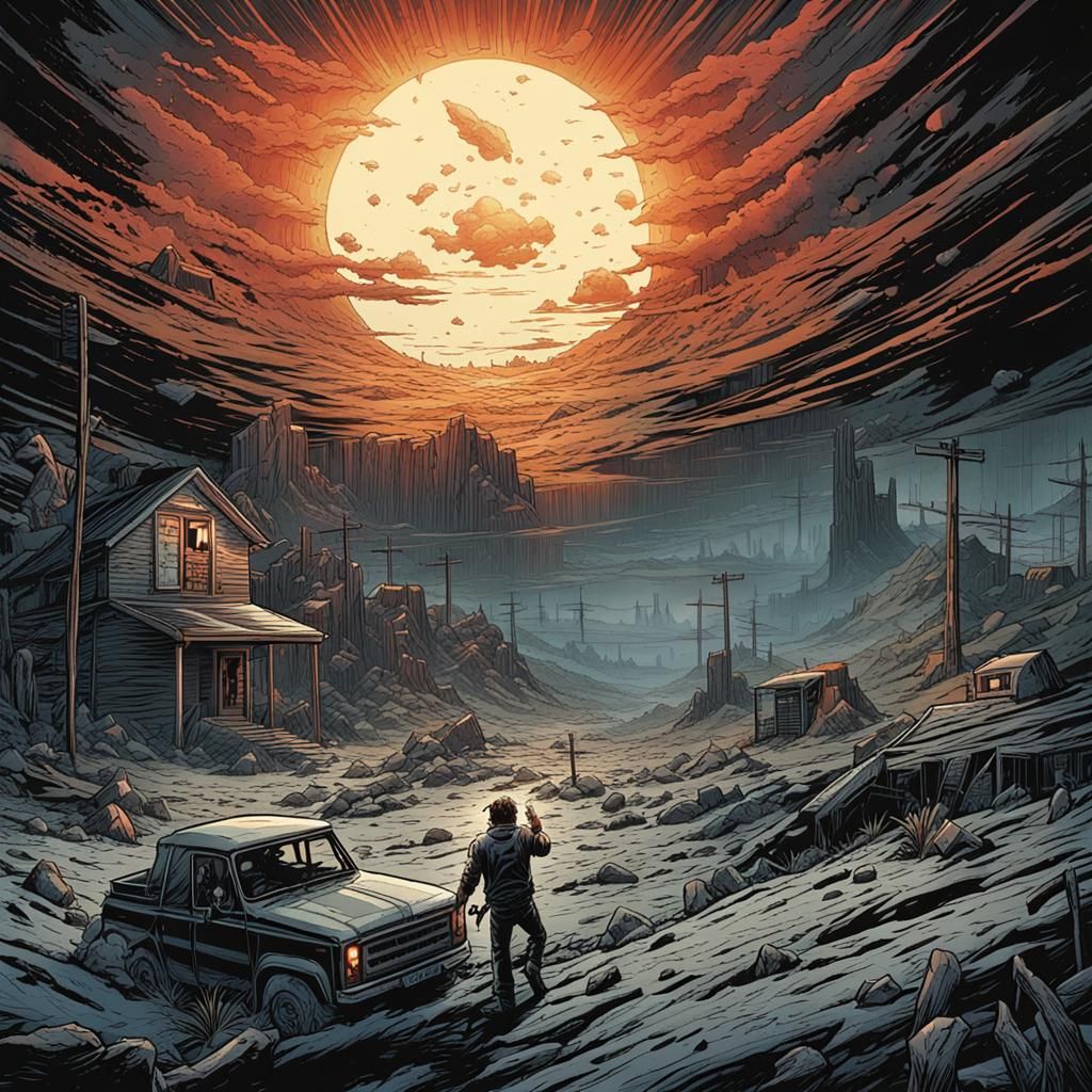 A World Decaying - AI Generated Artwork - NightCafe Creator