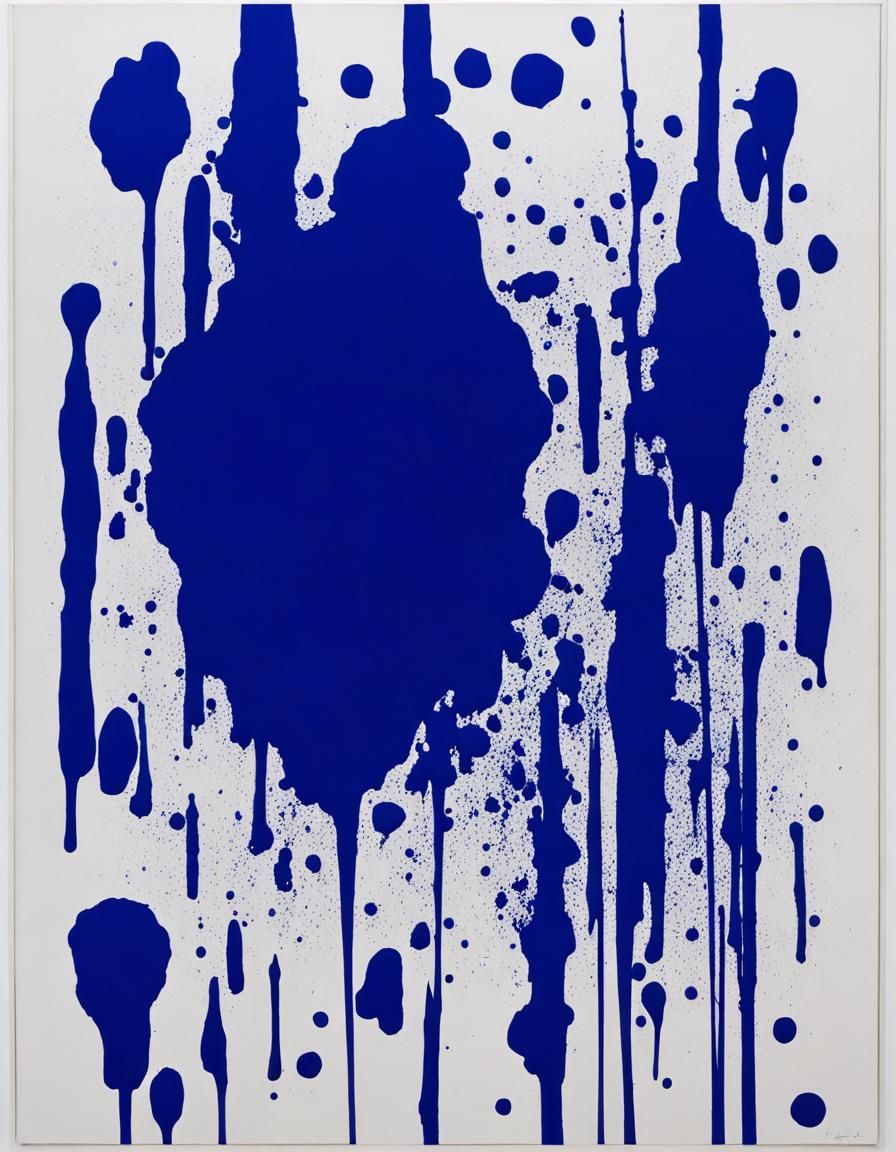 IKB 3, Monochrome bleu, by Yves Klein - AI Generated Artwork ...