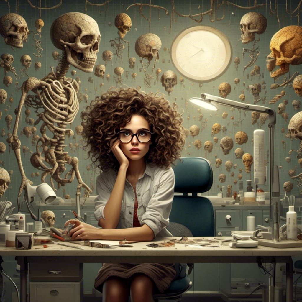 Overthinking the doctors office - AI Generated Artwork - NightCafe Creator