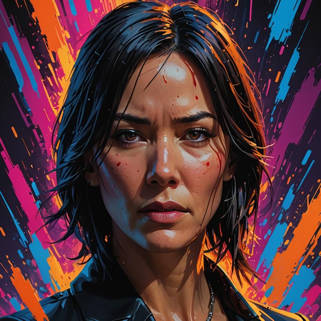 John Wick as Woman - AI Generated Artwork - NightCafe Creator