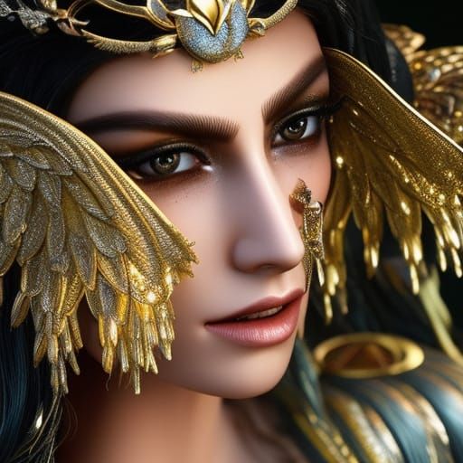 Epic Composition, photorealistic final render of portrait of the ...