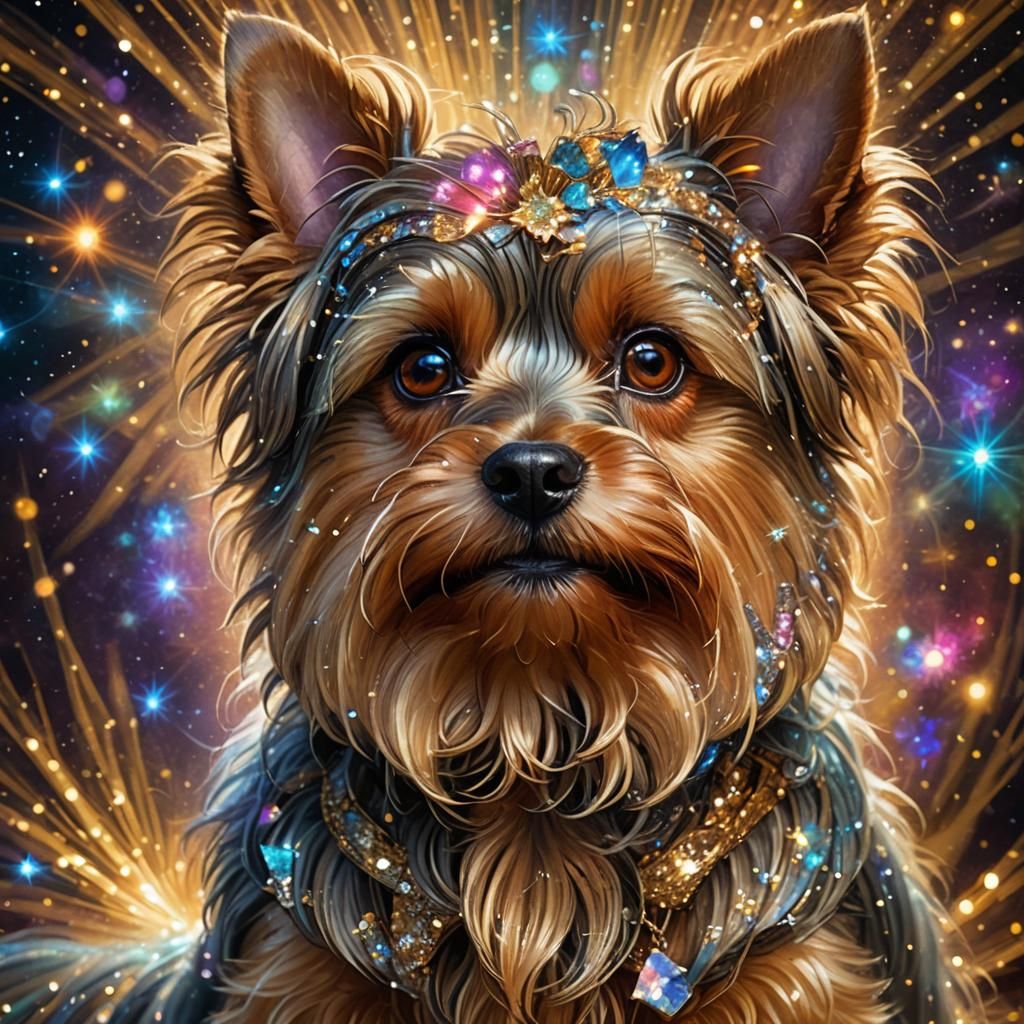 Yorkie - AI Generated Artwork - NightCafe Creator