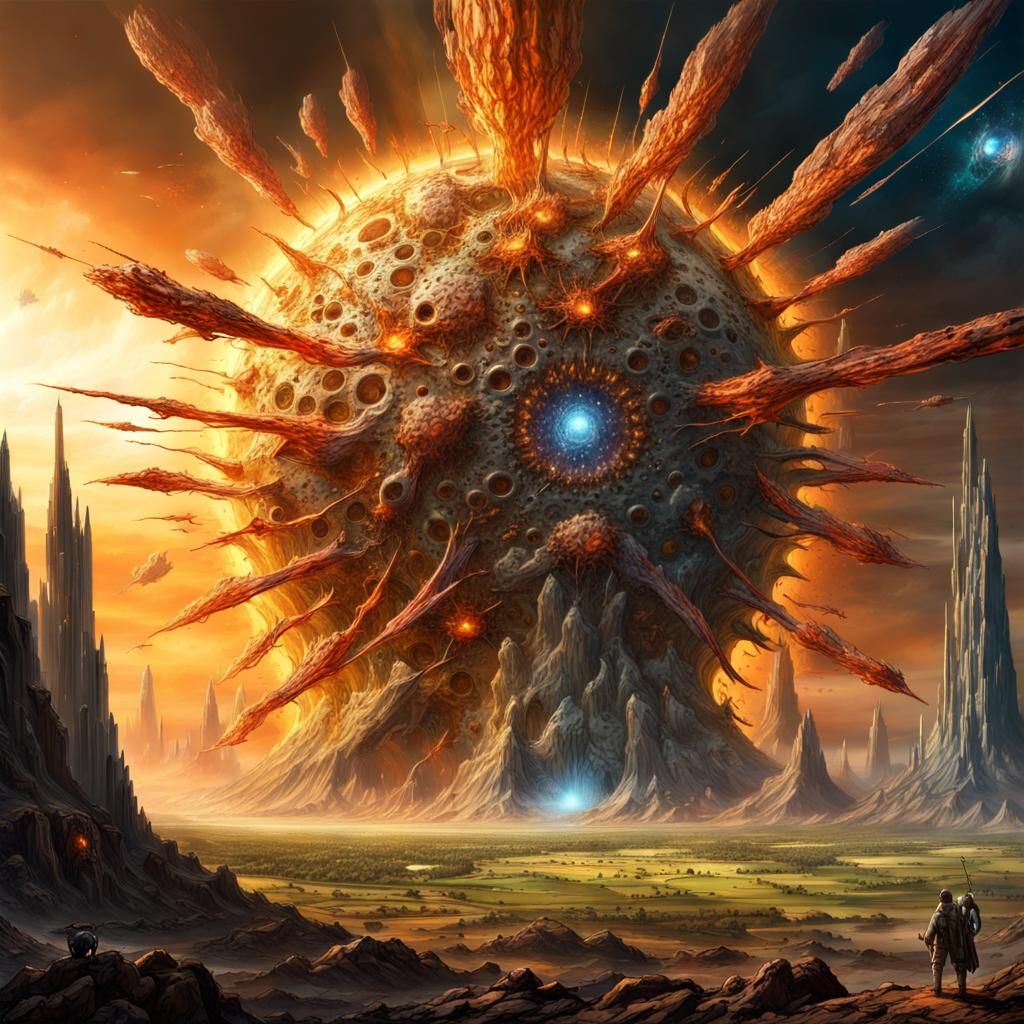 Hostile atomic burst - AI Generated Artwork - NightCafe Creator