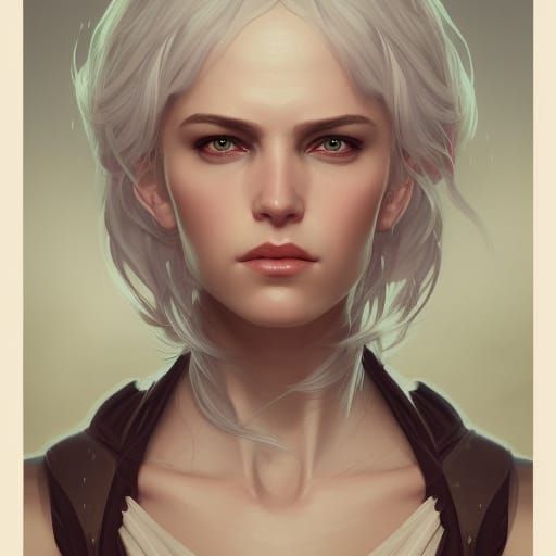 A human female rpg fantasycharacter portrait - AI Generated Artwork ...
