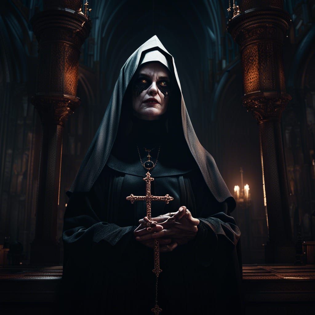 the nun - AI Generated Artwork - NightCafe Creator