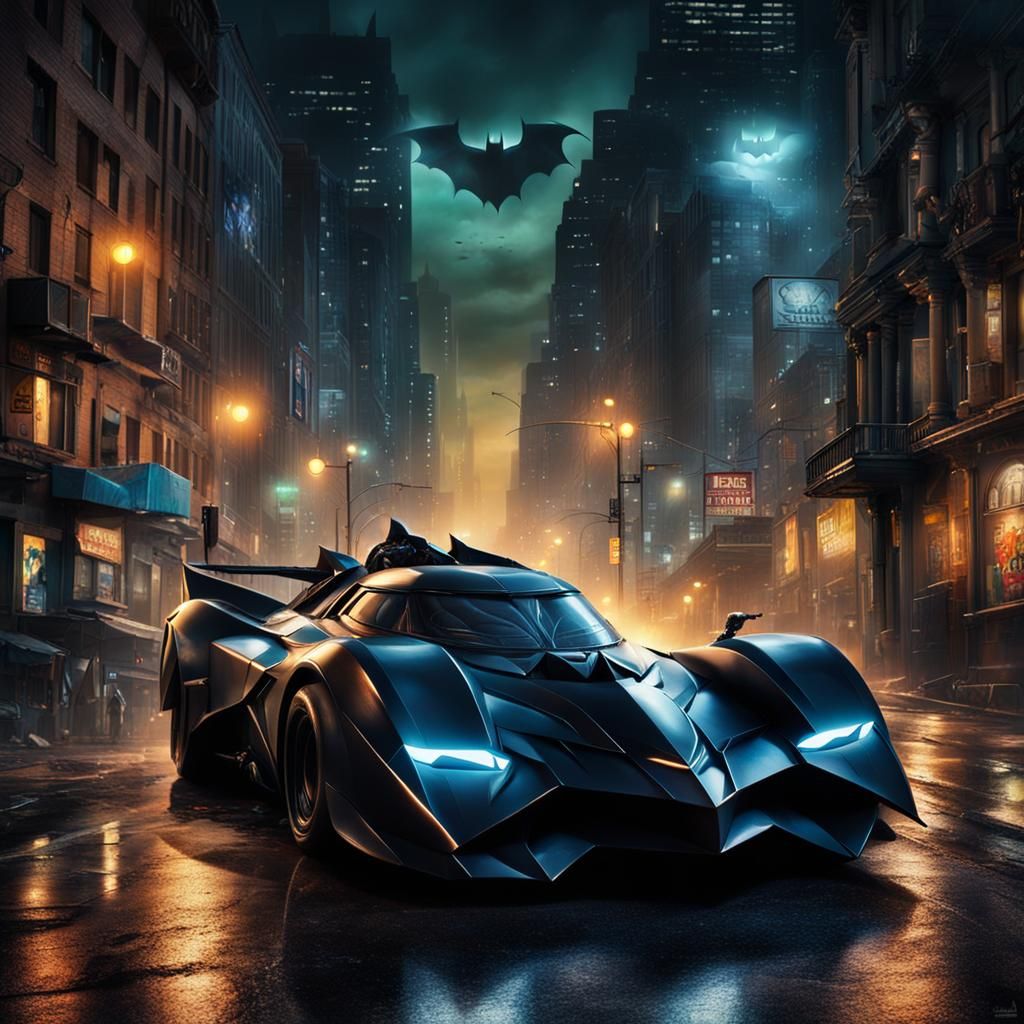 Batmobile - AI Generated Artwork - NightCafe Creator