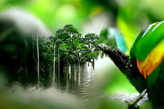 Amazon Rainforest - AI Generated Artwork - NightCafe Creator