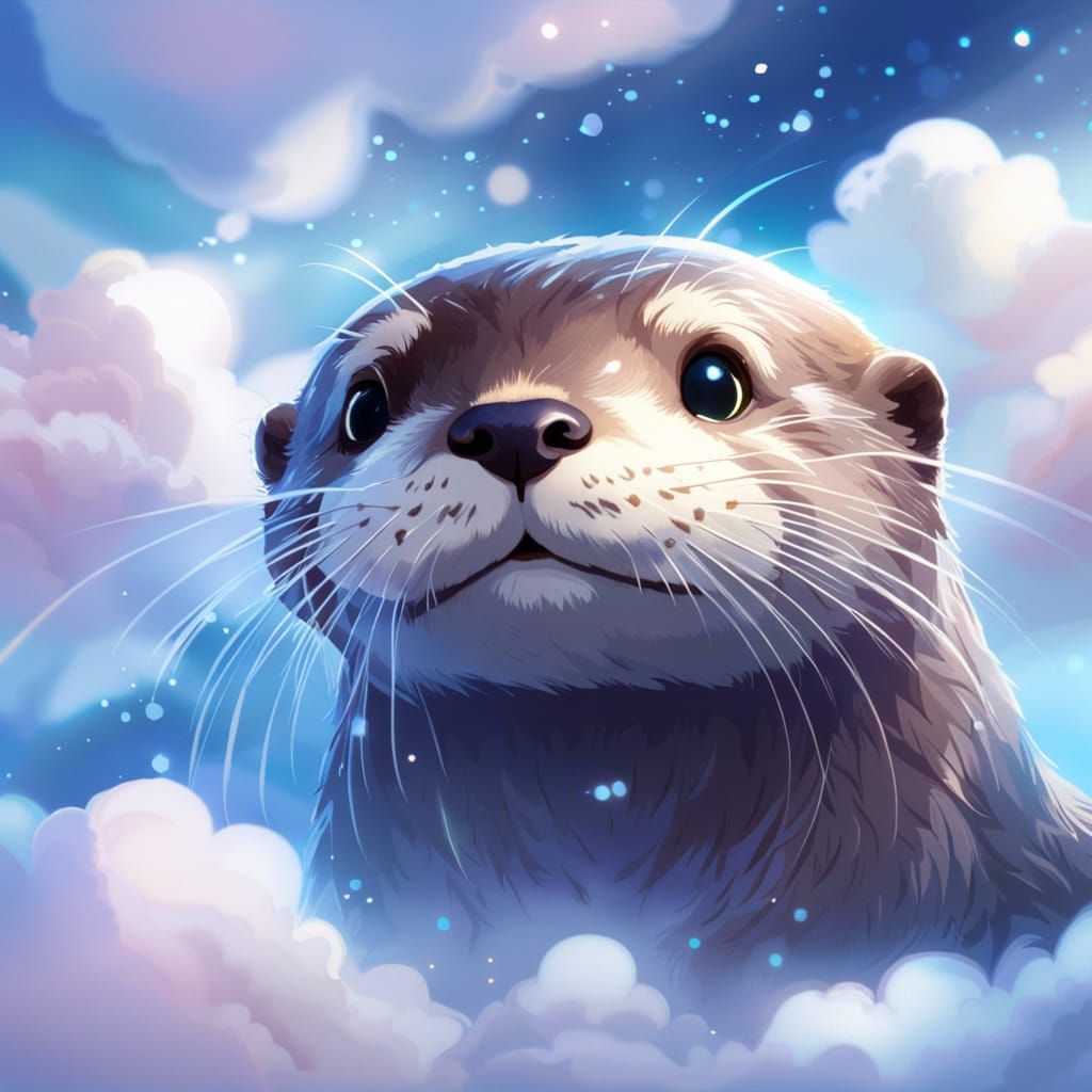 Claudia the Otter - AI Generated Artwork - NightCafe Creator