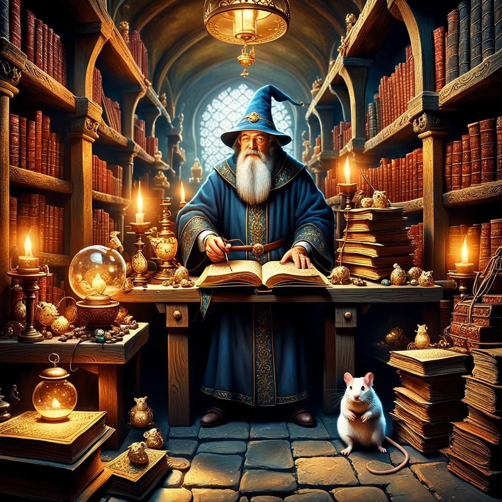 Medieval Wizard Lair - AI Generated Artwork - NightCafe Creator