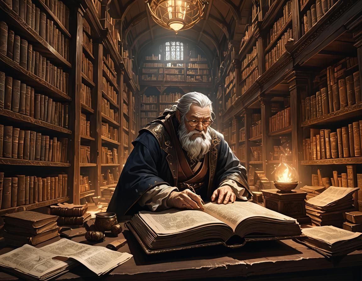 Ancient Historian - AI Generated Artwork - NightCafe Creator