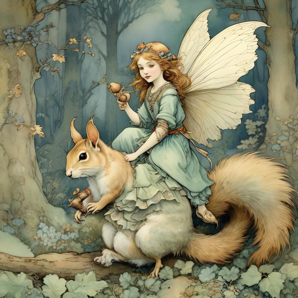Denise The Forest Fairy and Friend - Magical Fairies Ride Fu...