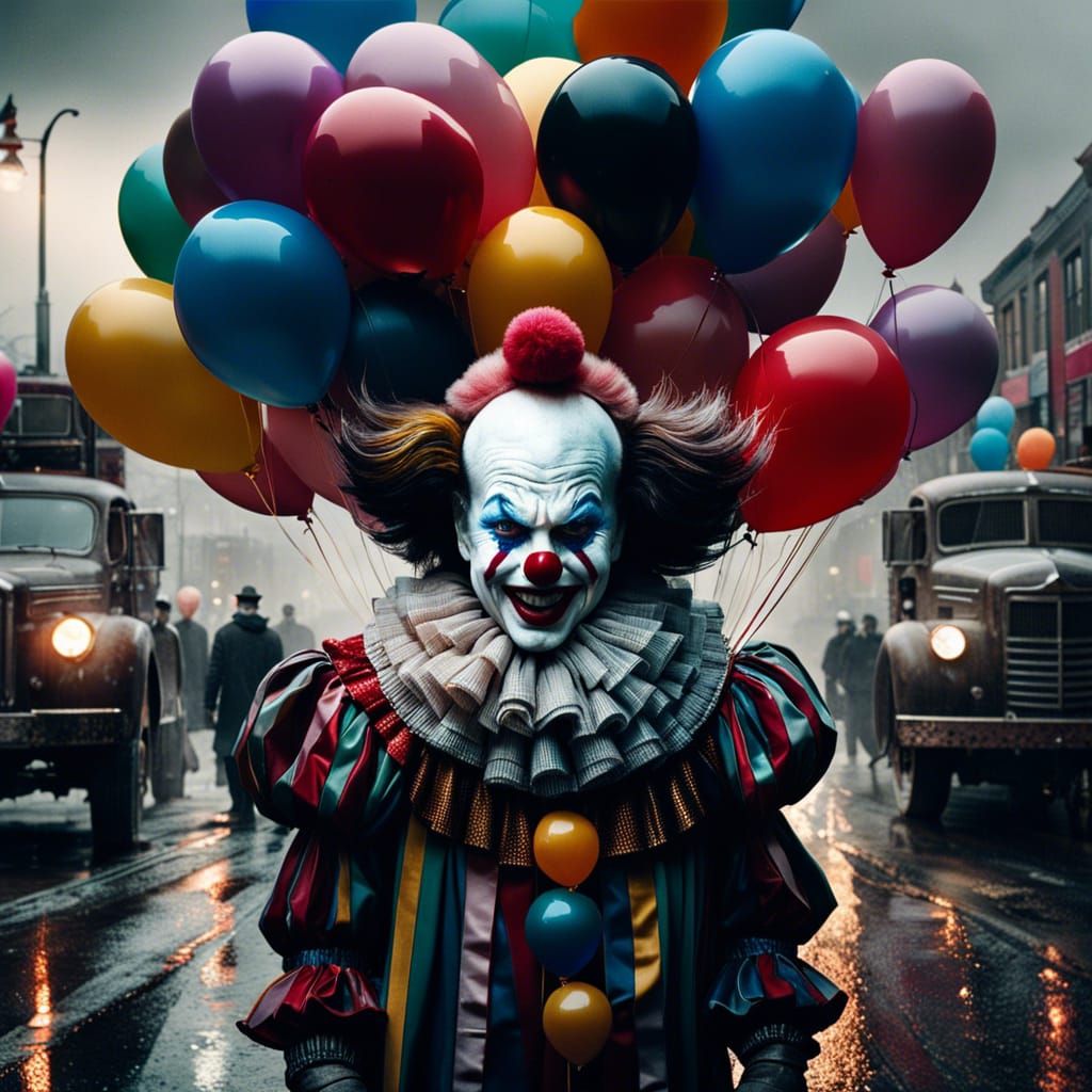 Clown - AI Generated Artwork - NightCafe Creator