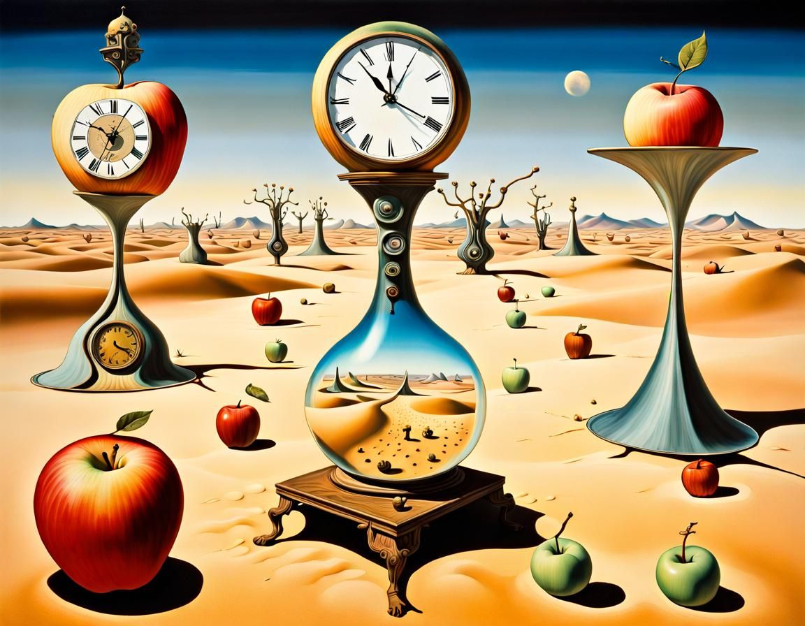 Dali and Them Apples - AI Generated Artwork - NightCafe Creator