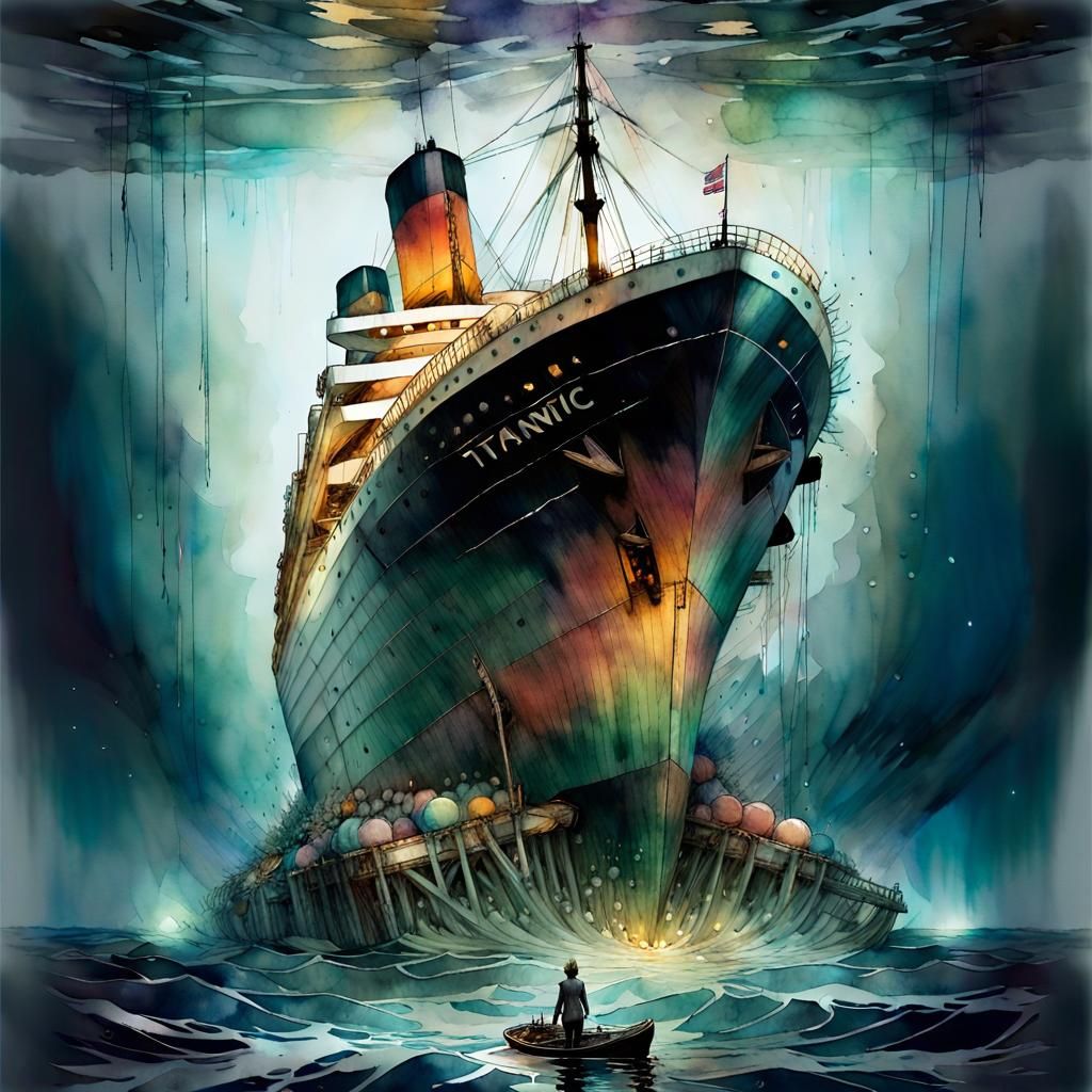 Ghost of Titanic - AI Generated Artwork - NightCafe Creator