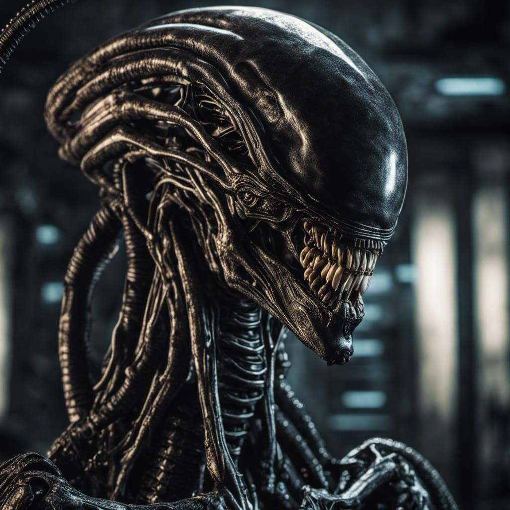 XENOMORPH 0001 - AI Generated Artwork - NightCafe Creator