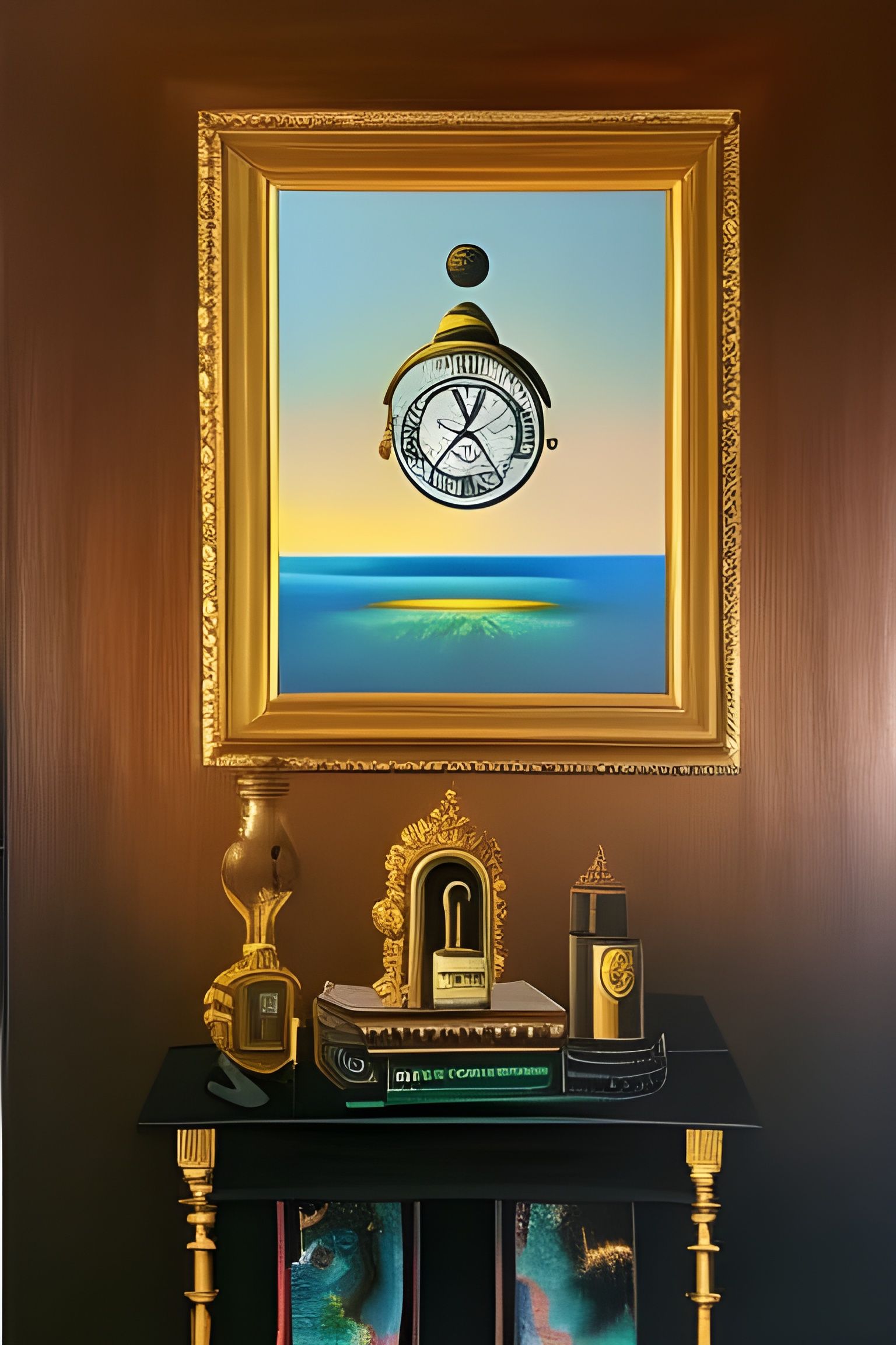 A painting of a time machine - AI Generated Artwork - NightCafe Creator