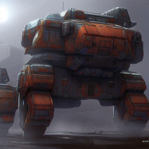 Battletech fan art, study - AI Generated Artwork - NightCafe Creator