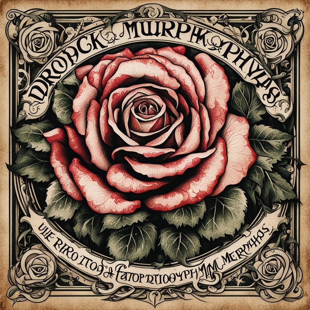 Rose Tattoo by Dropkick Murphys - AI Generated Artwork - NightCafe Creator