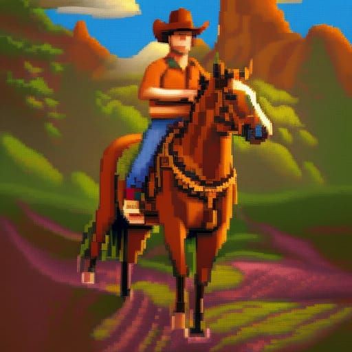Cowboy - AI Generated Artwork - NightCafe Creator