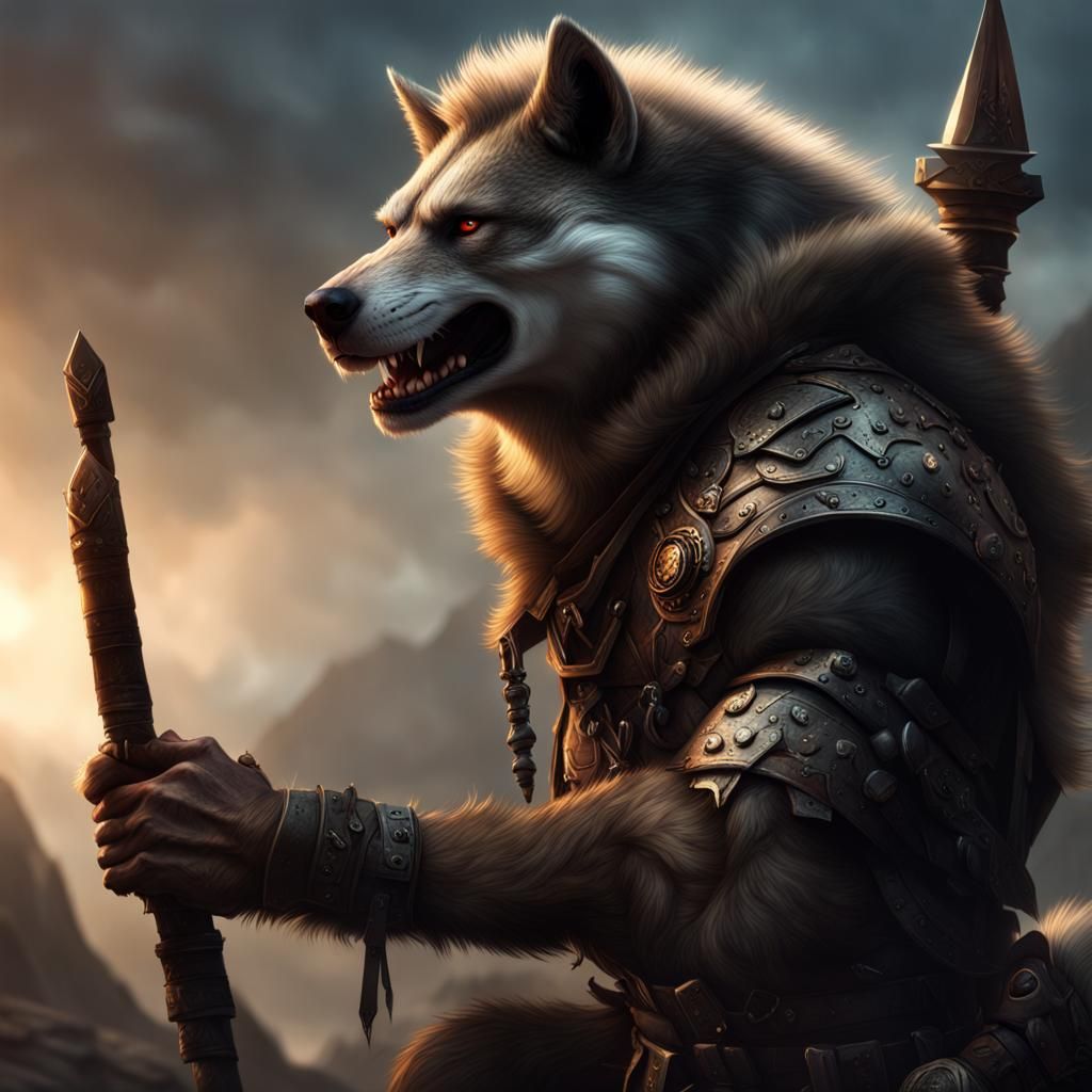 Gnoll Ranger - AI Generated Artwork - NightCafe Creator