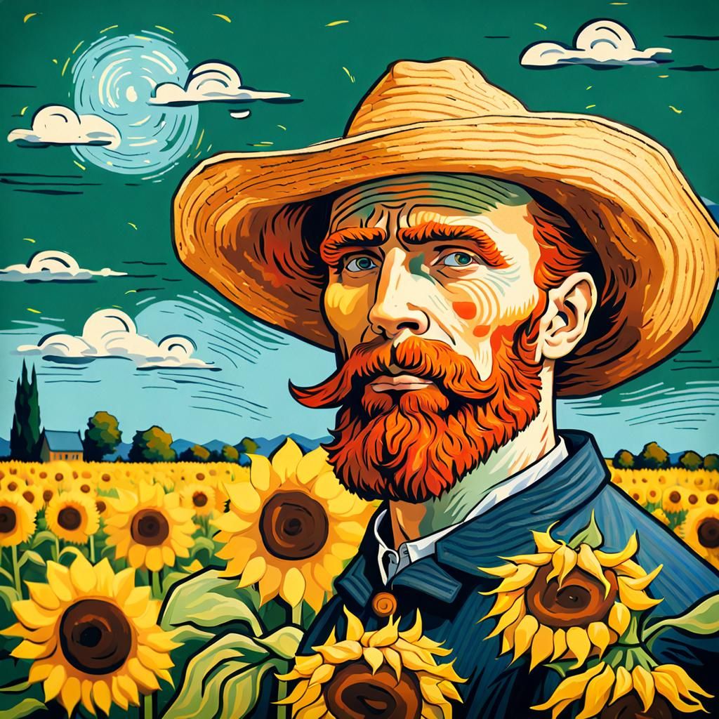 Vincent Van Gogh - AI Generated Artwork - NightCafe Creator