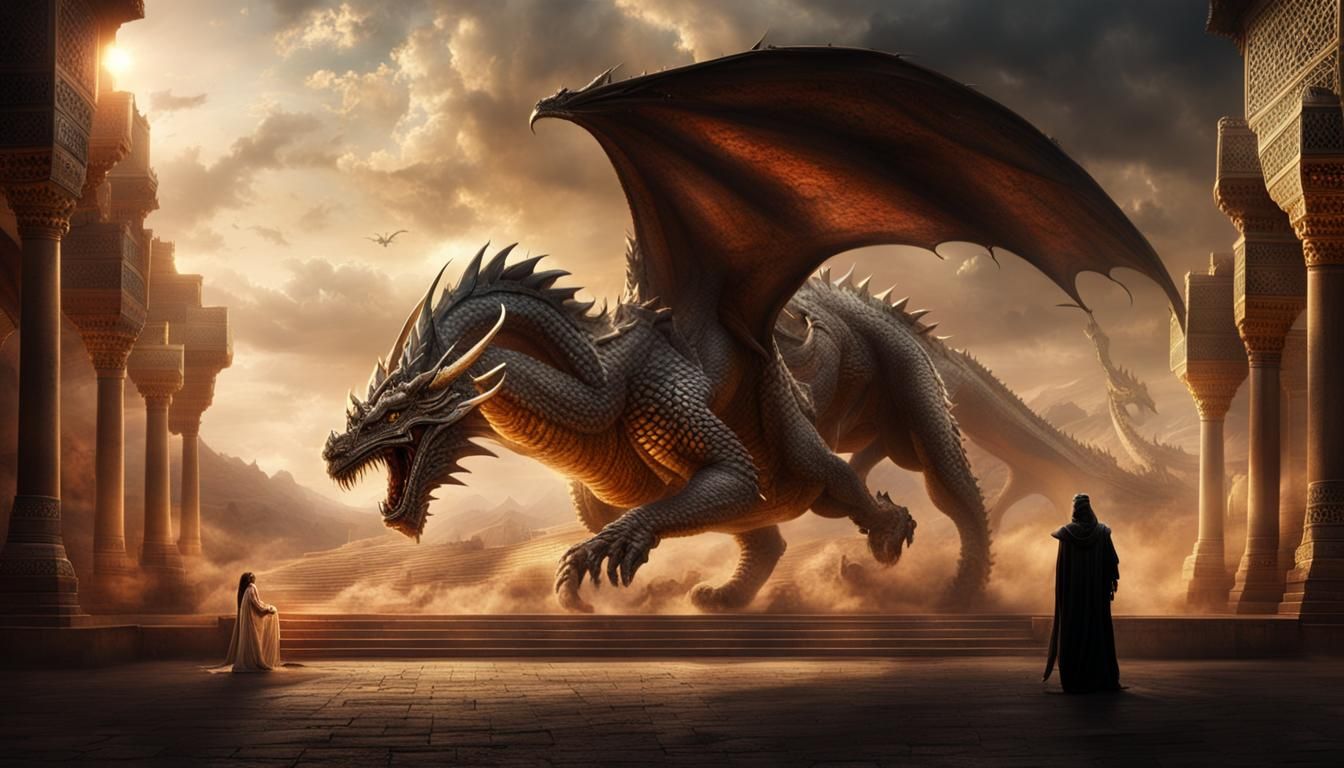 Dragon Communion - AI Generated Artwork - NightCafe Creator