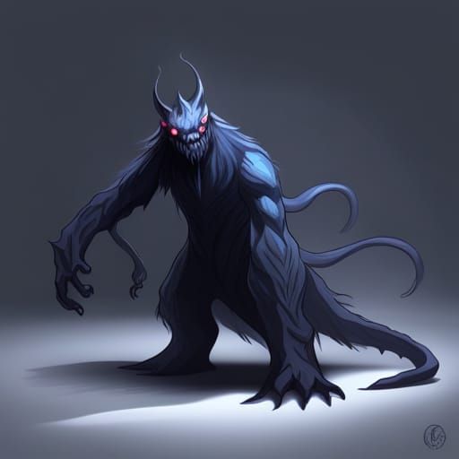 Shadow creature - AI Generated Artwork - NightCafe Creator