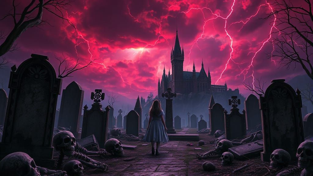 Haunting Silent Hill Realm with Gothic Castles and... - AI Art