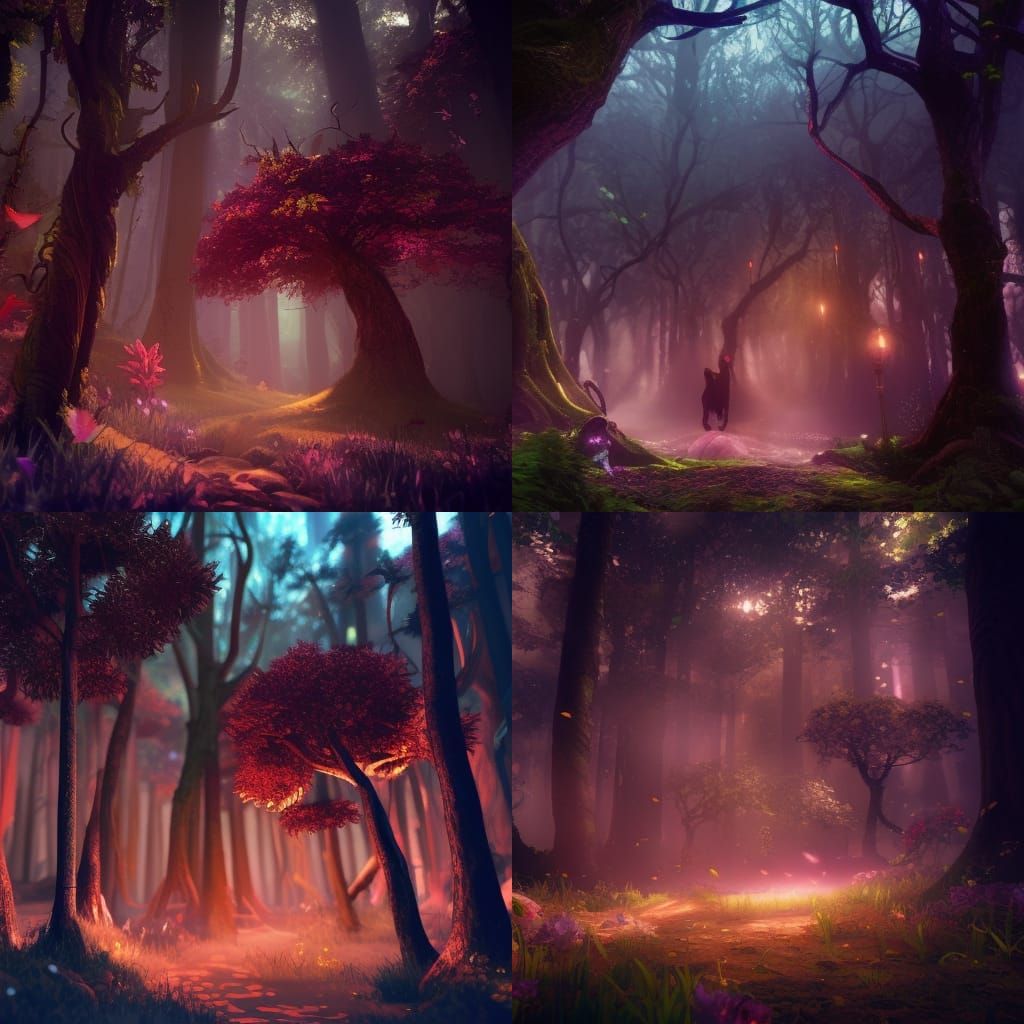 The enchanted forest of Redwood. - AI Generated Artwork - NightCafe Creator