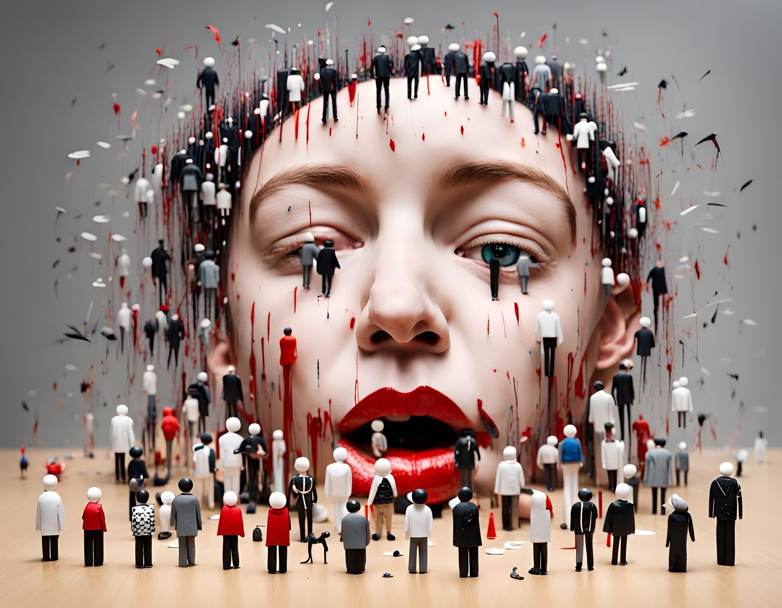 Starting Post #104 - Tiny People Spelt - AI Generated Artwork ...