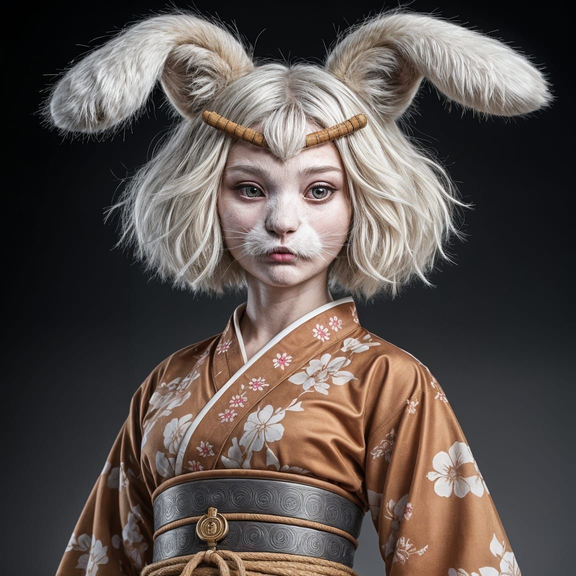 Mochi Usagi - Fierce Rabbit Samurai Maiden