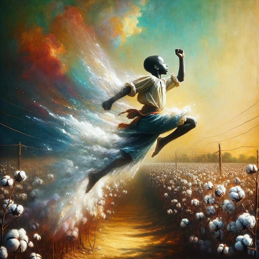 Escaping slavery - AI Generated Artwork - NightCafe Creator