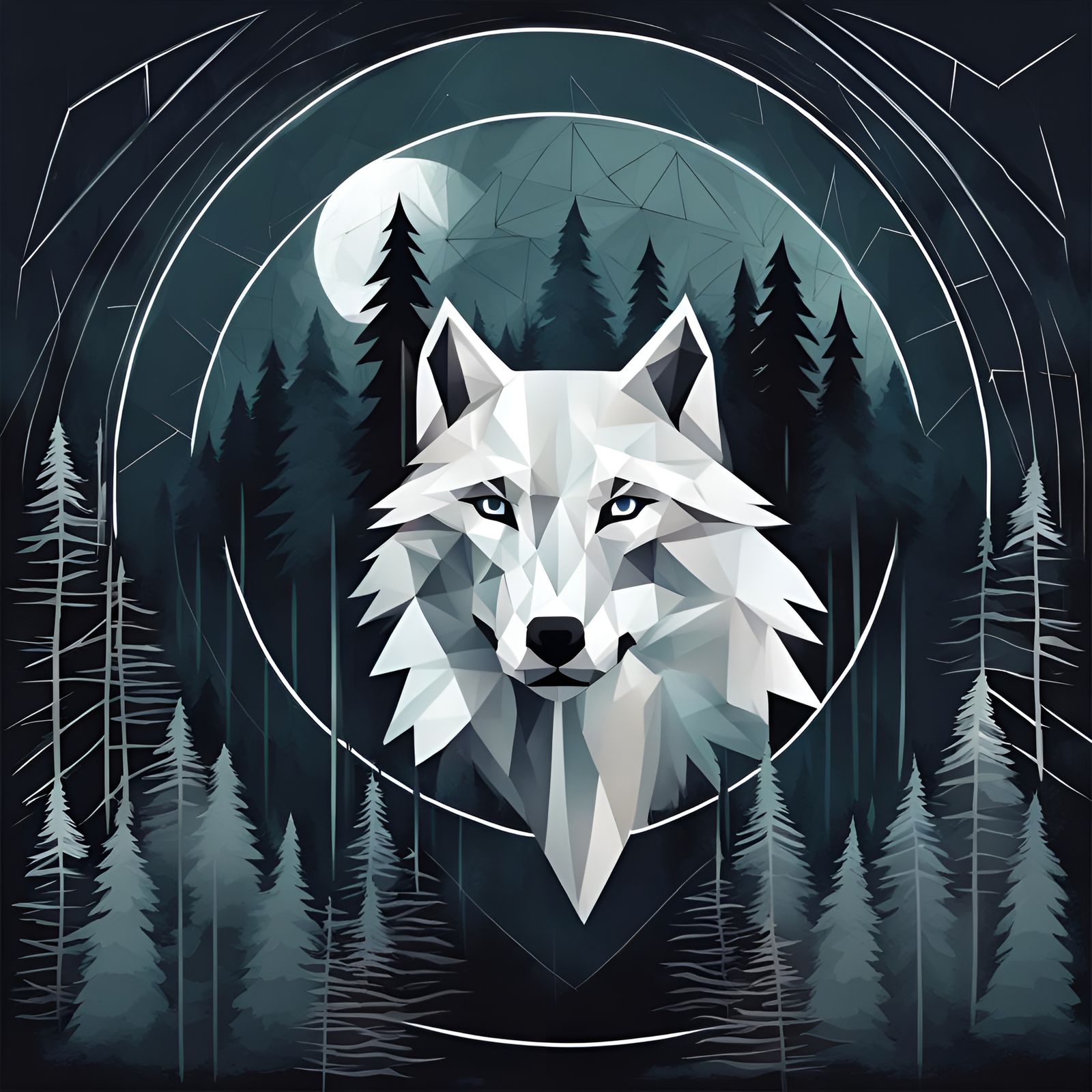 Wolf - AI Generated Artwork - NightCafe Creator