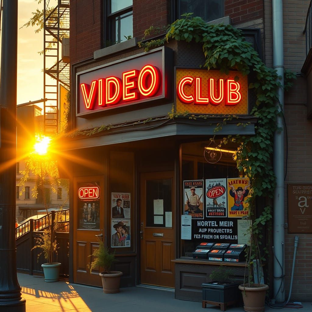 VHS Video Club Storefront, Manhattan, NY.