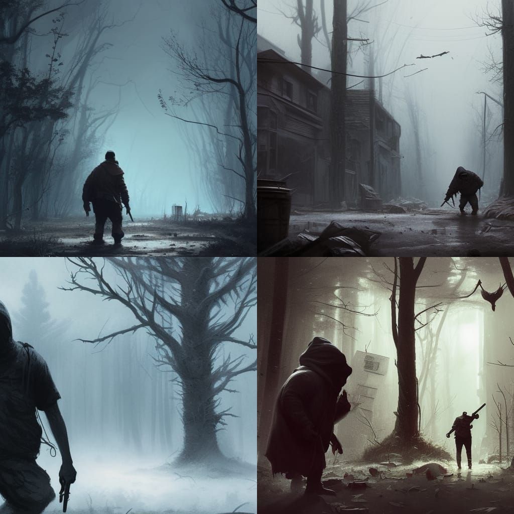 Chubby slasher stalking his prey by Greg Rutkowski 8k resolution ...