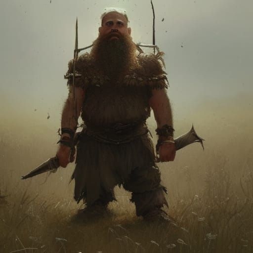 Dwarf Warrior - AI Generated Artwork - NightCafe Creator