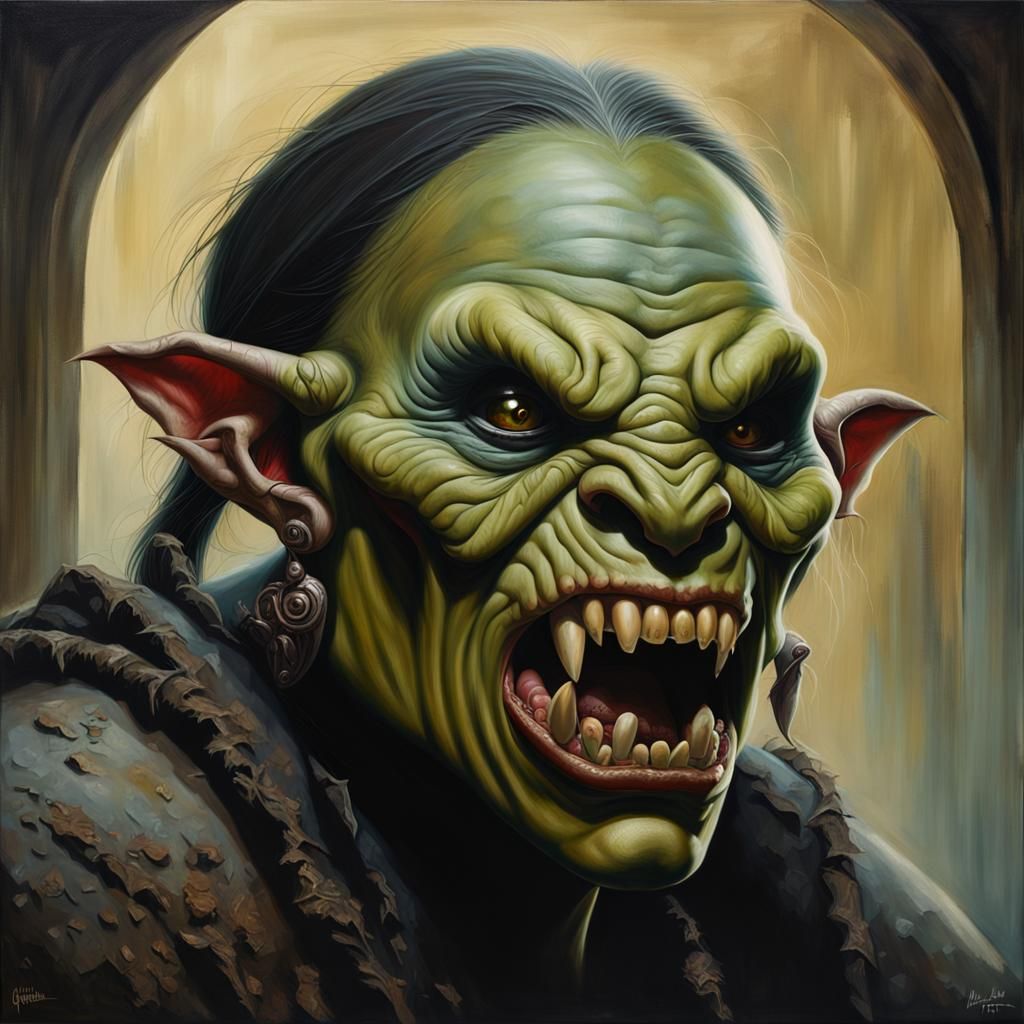 Orc lady - AI Generated Artwork - NightCafe Creator