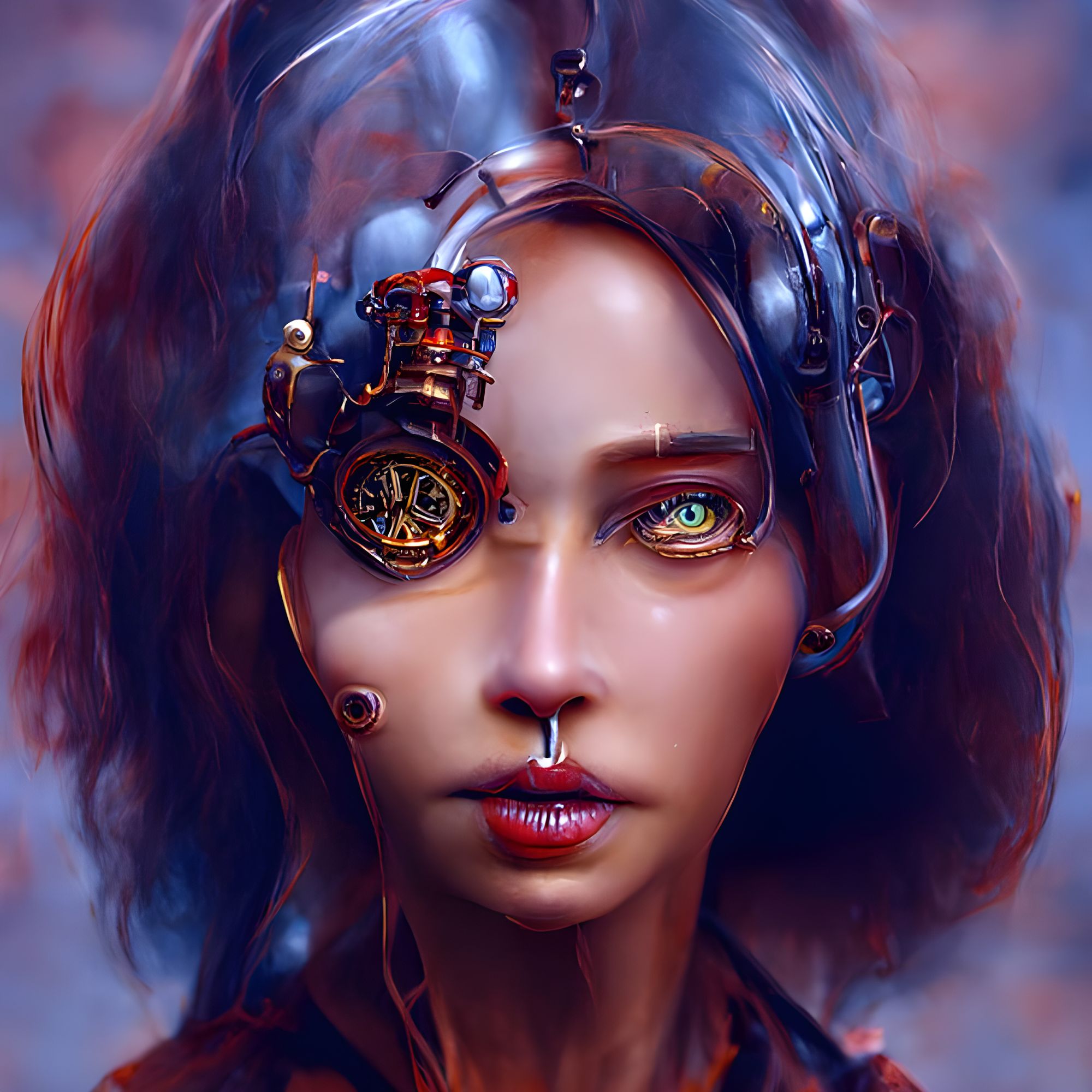 Clockwork woman : r/nightcafe