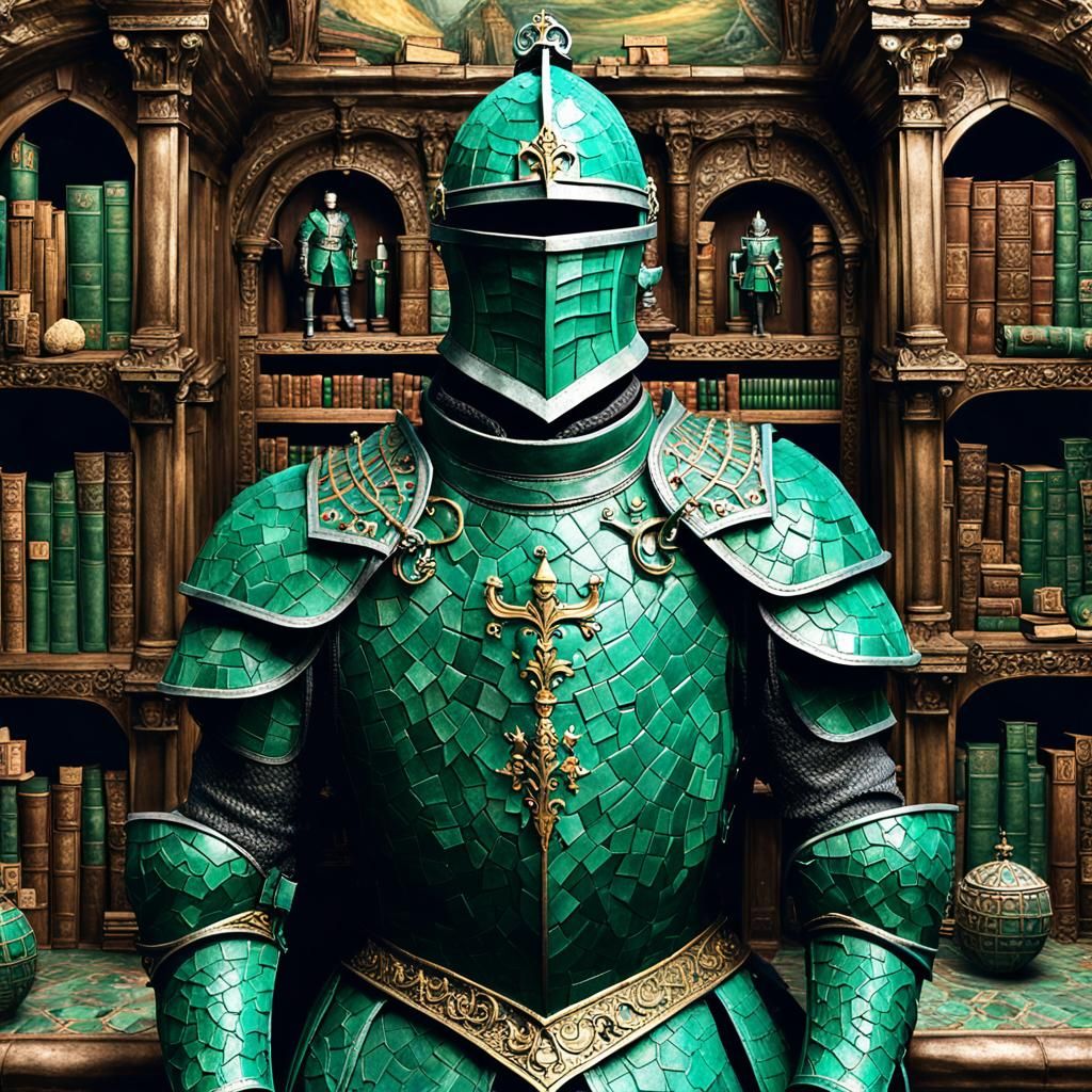 Green Armor - AI Generated Artwork - NightCafe Creator