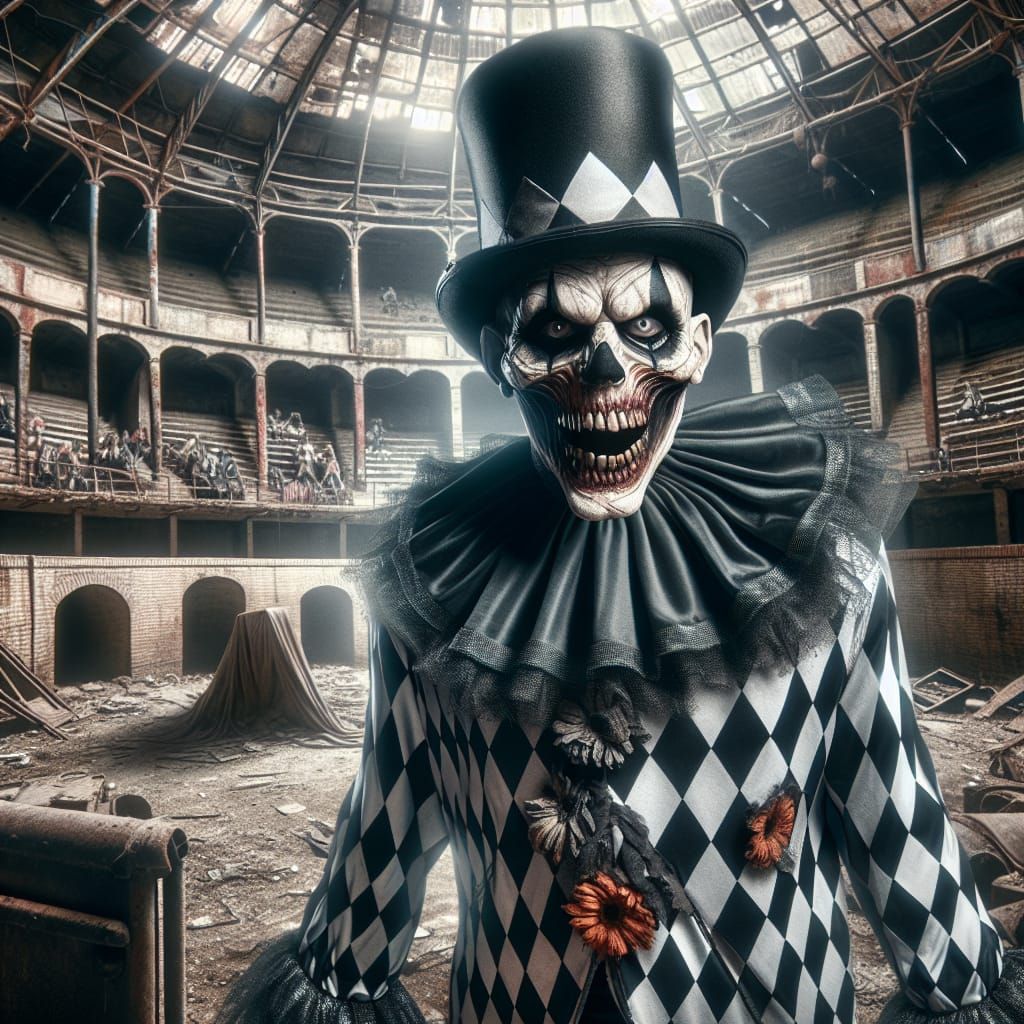 Nice clown :/ - AI Generated Artwork - NightCafe Creator