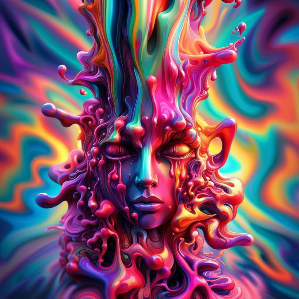Mind Melting Meditation - AI Generated Artwork - NightCafe Creator