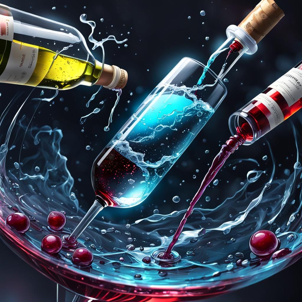 Wine In My Syringe (Hits) - AI Generated Artwork - NightCafe Creator